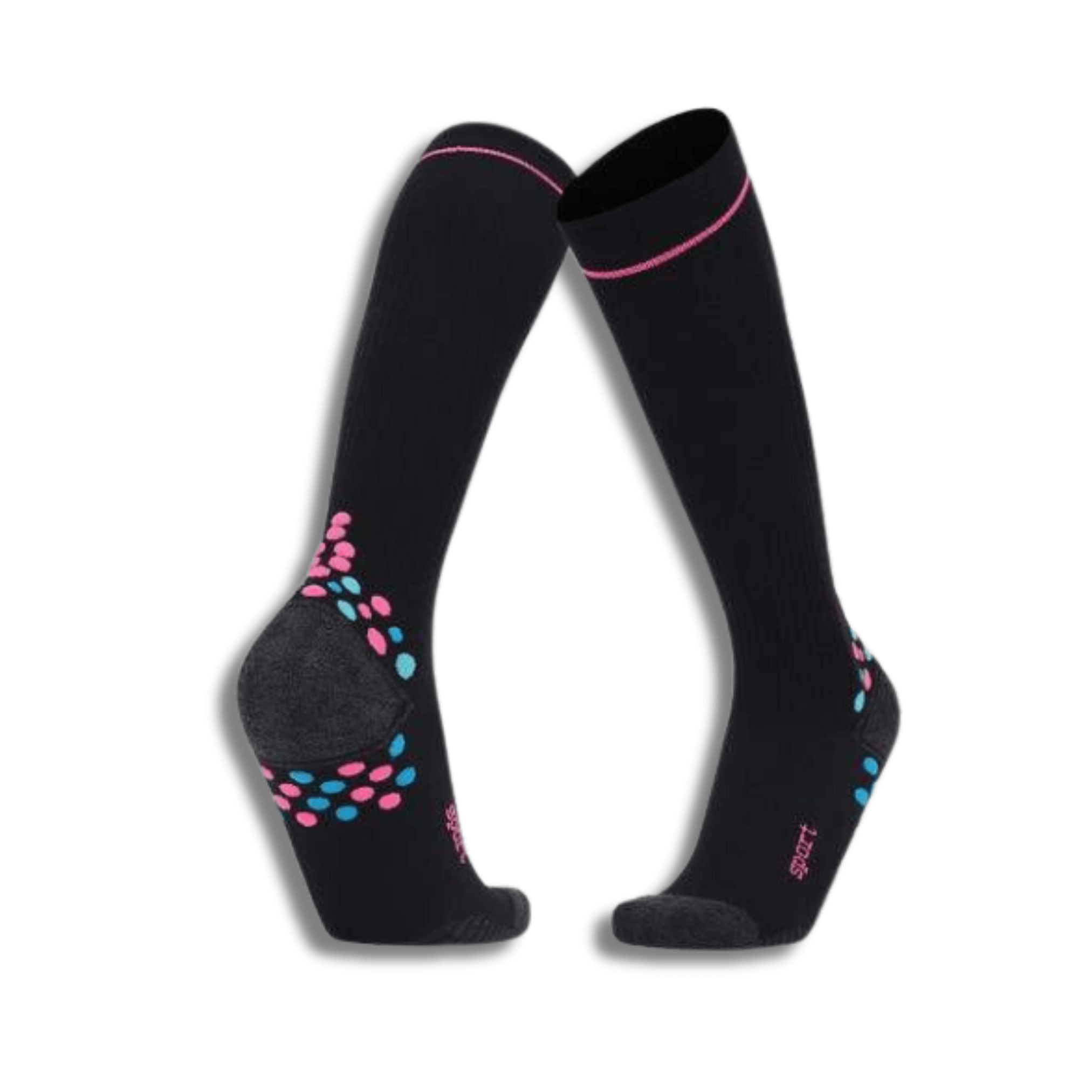 Calcetin de Compresion EVOLUTION Black – Colormove.cl